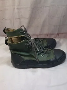 Hunter for Target | Shoes | Hunter Olive Green Canvas Rubber Lace Up ...